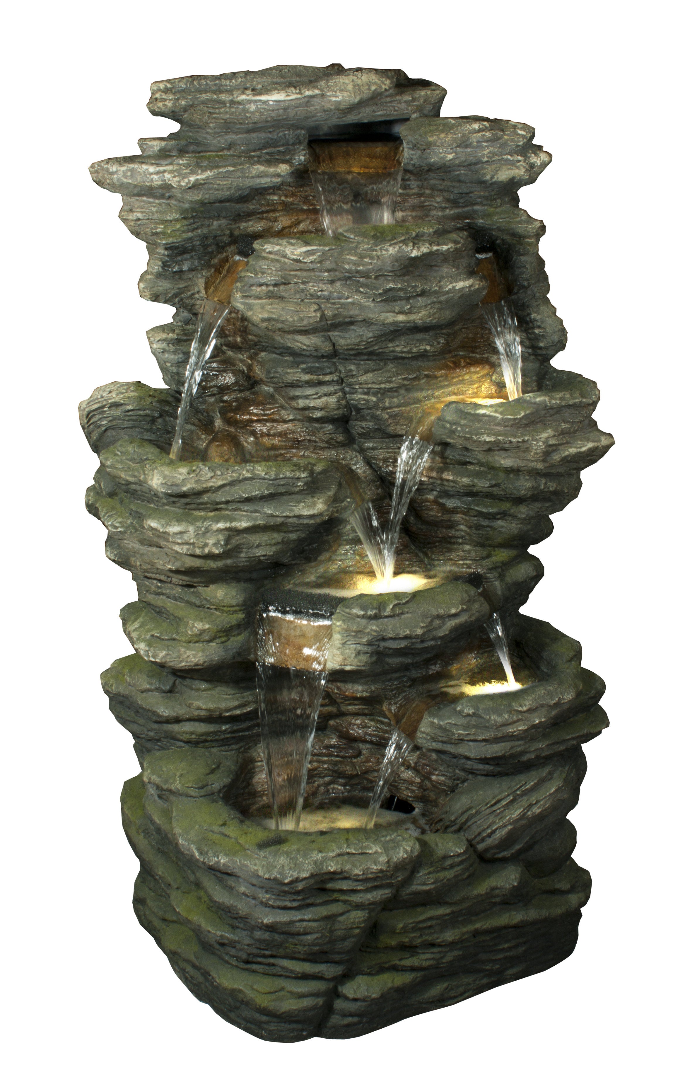 Rock Multi Level Fountain with LED – Hi-Line Wholesale CA