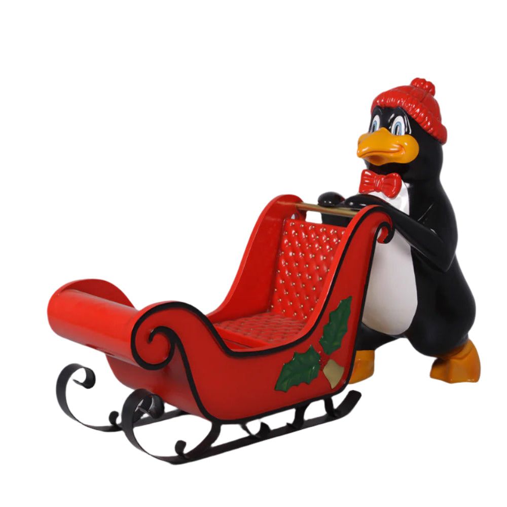 PH-160265 - PENGUIN PUSHING SLEIGH-1PC/2BOXES – Hi-Line Wholesale CA