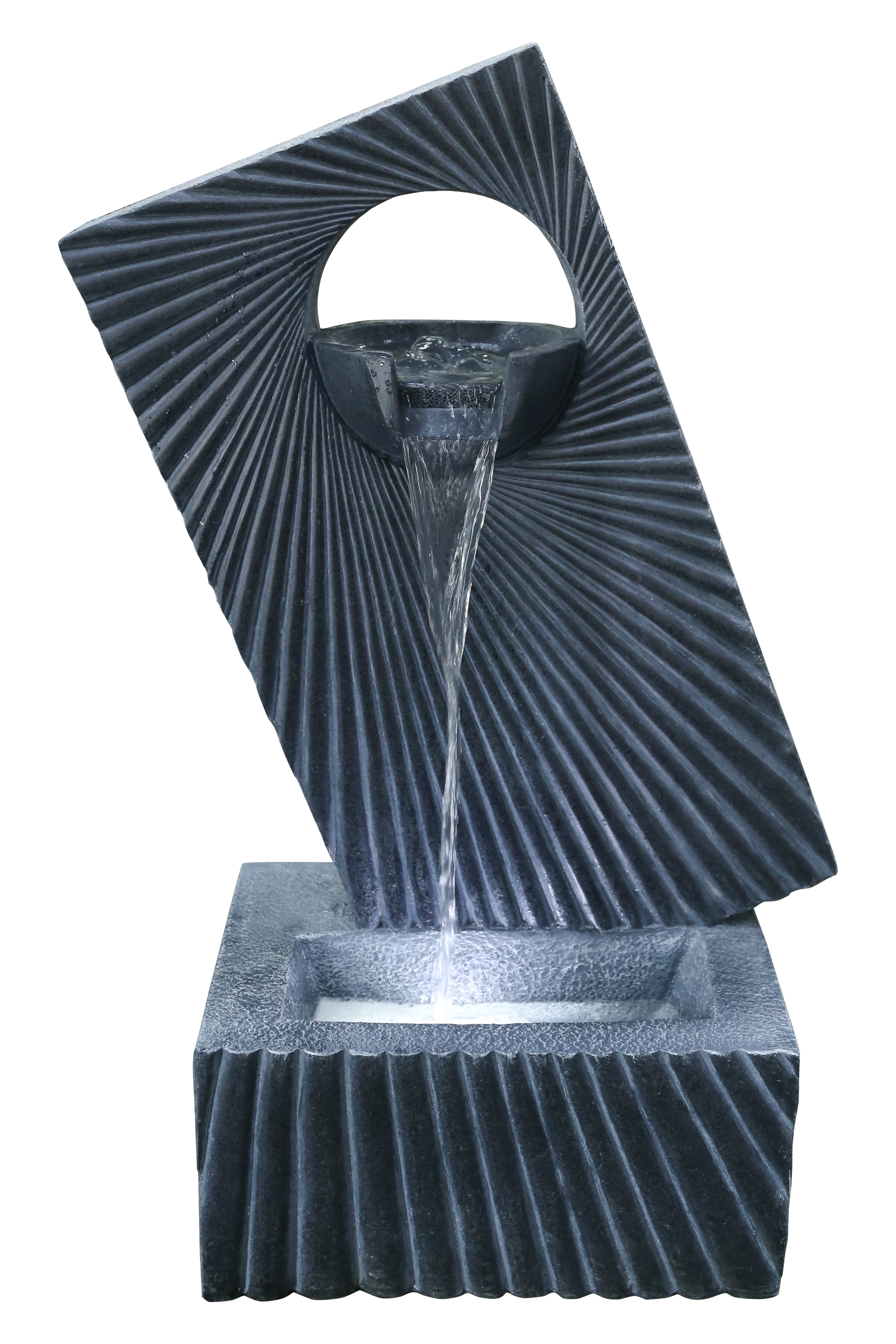 79605 - FOUNTAIN-RECTANGULAR STARBURST CONTEMPORARY W/ WT LED – Hi-Line ...